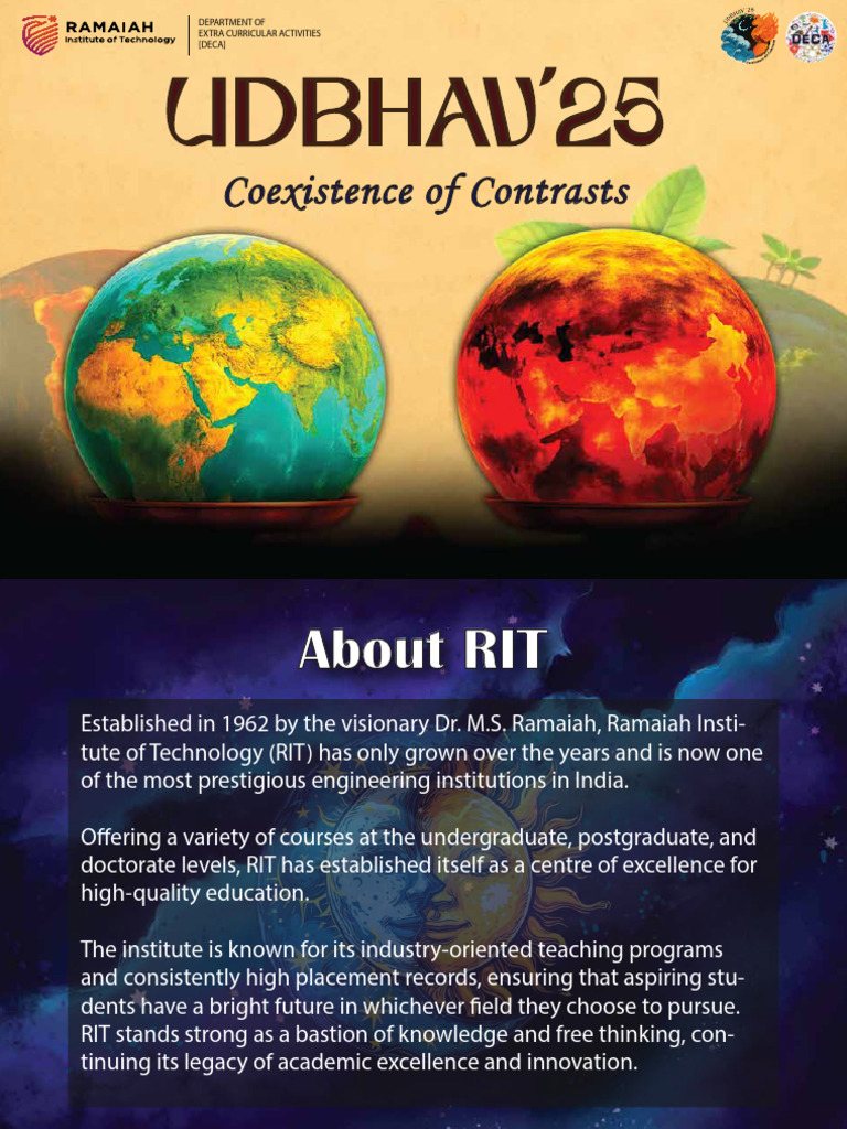 Udbhav 2025 Events Brochure | PDF | Singing