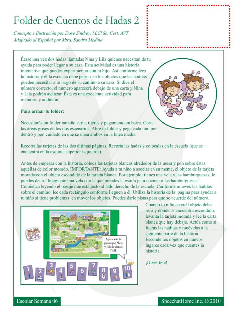 Folder de Cuentos de Hadas (Cuento Infantil Interactivo) | PDF