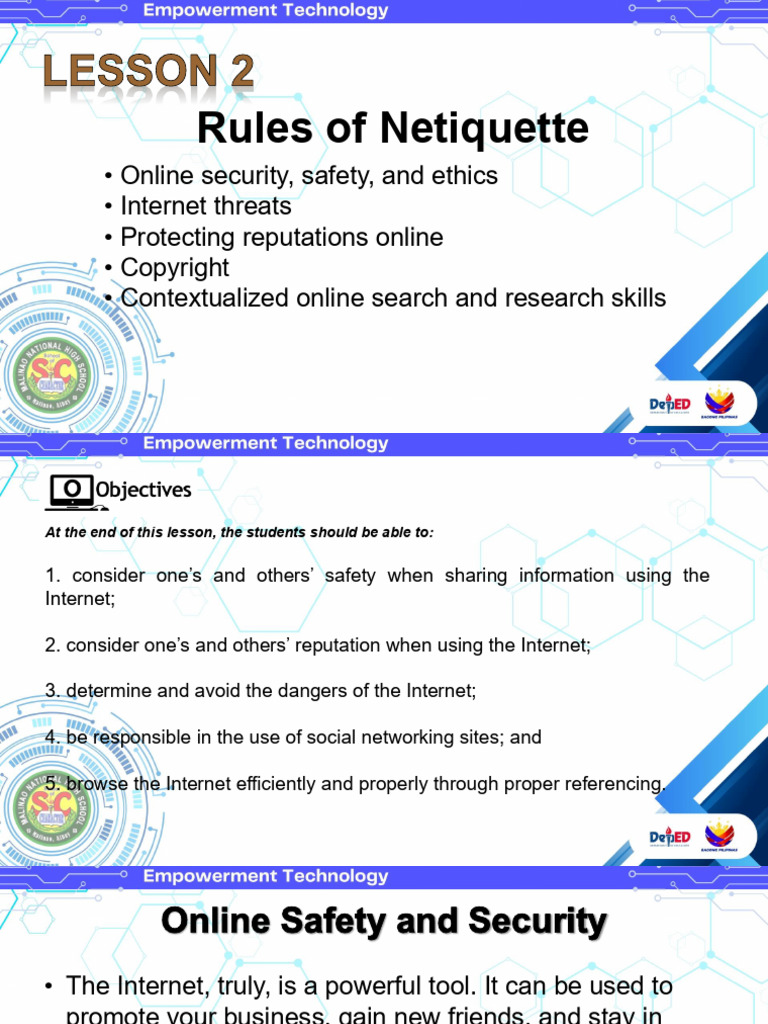 L2 Rules of Netiquette | PDF