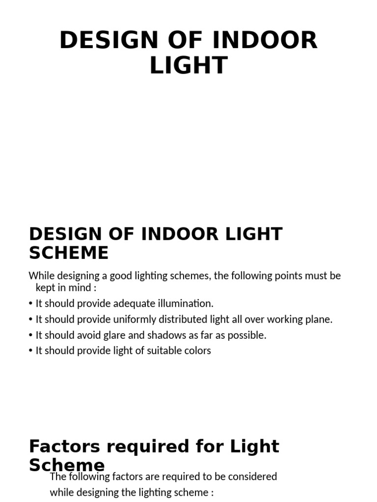 02interior Lighting Design For Stud | PDF | Lighting | Light