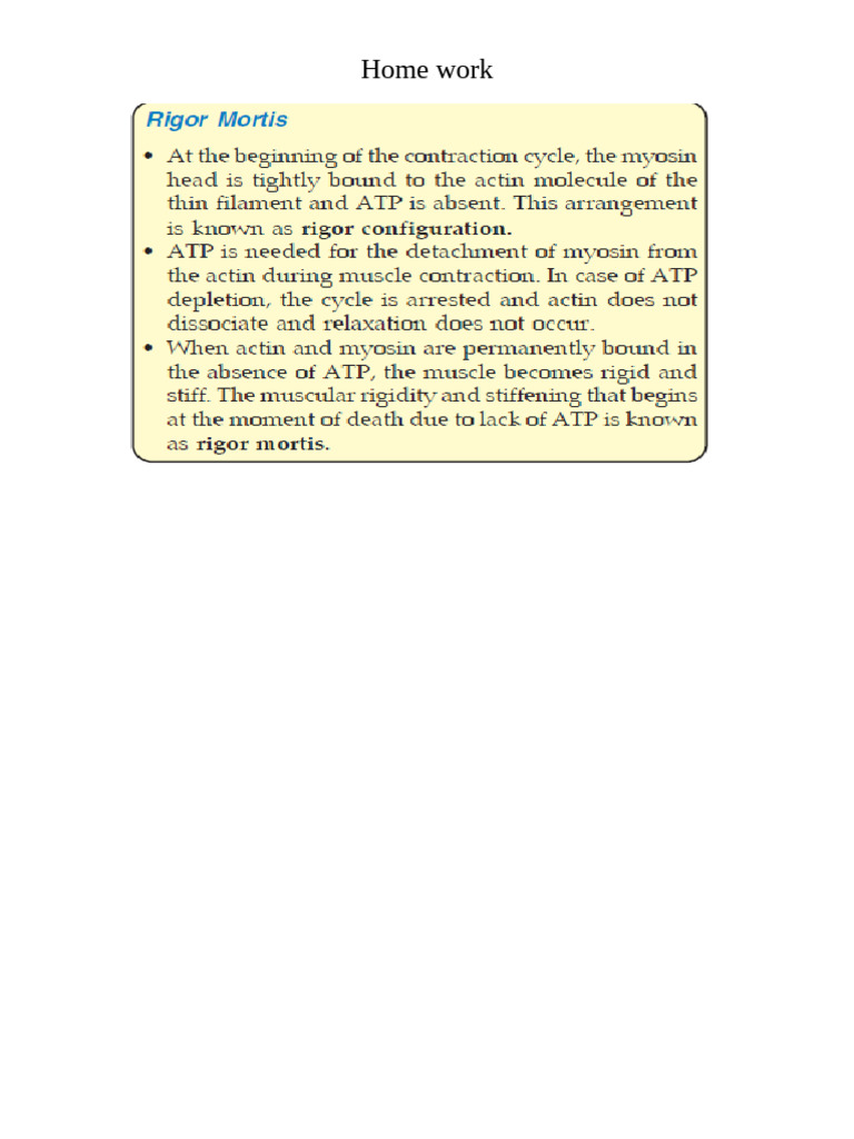 Rigor Mortis | PDF