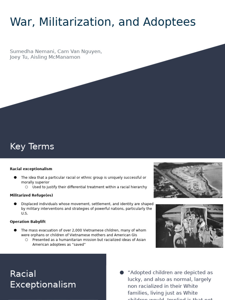 War, Militarization, and Adoptees | PDF | Adoption