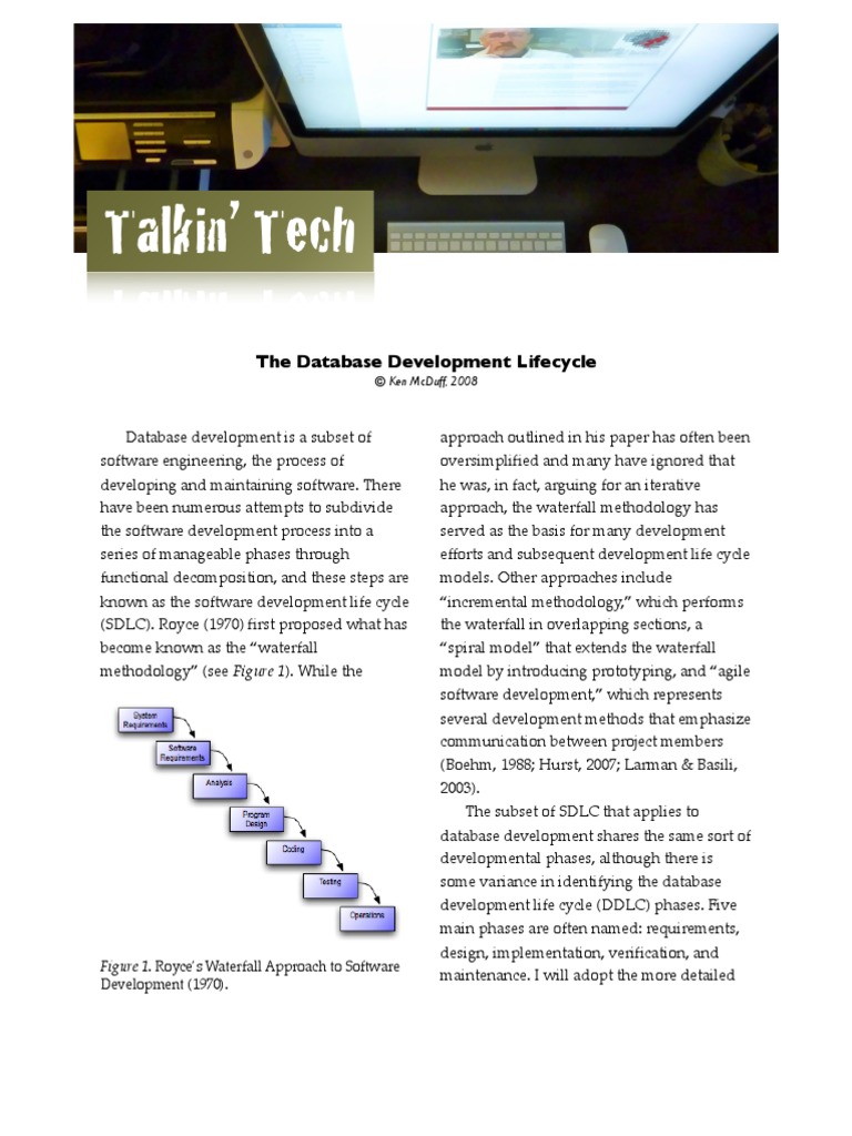 The Database Development Lifecycle | PDF | Software Development Process ...