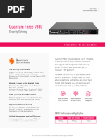 Quantum Force 9100 | PDF | Firewall (Computing) | Computer Security