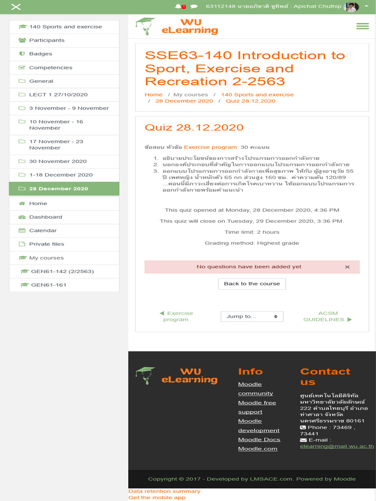 140 Sports and Exercise Quiz 28.12.2020 | PDF