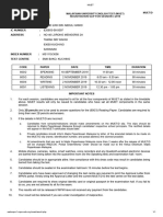 MUET 2025 Exam Schedule and Results | PDF