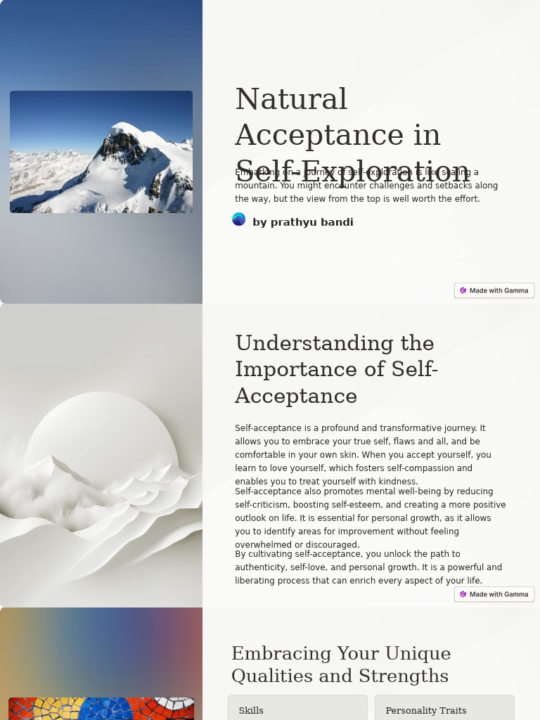 Natural-Acceptance-in-Self-Exploration UHV | PDF | Self Esteem | Behavior Modification