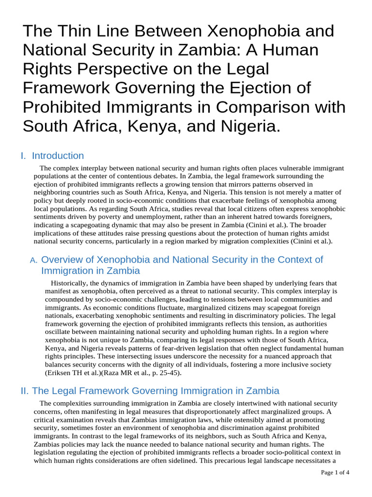 Page 1 of 4 | PDF | Xenophobia | Immigration