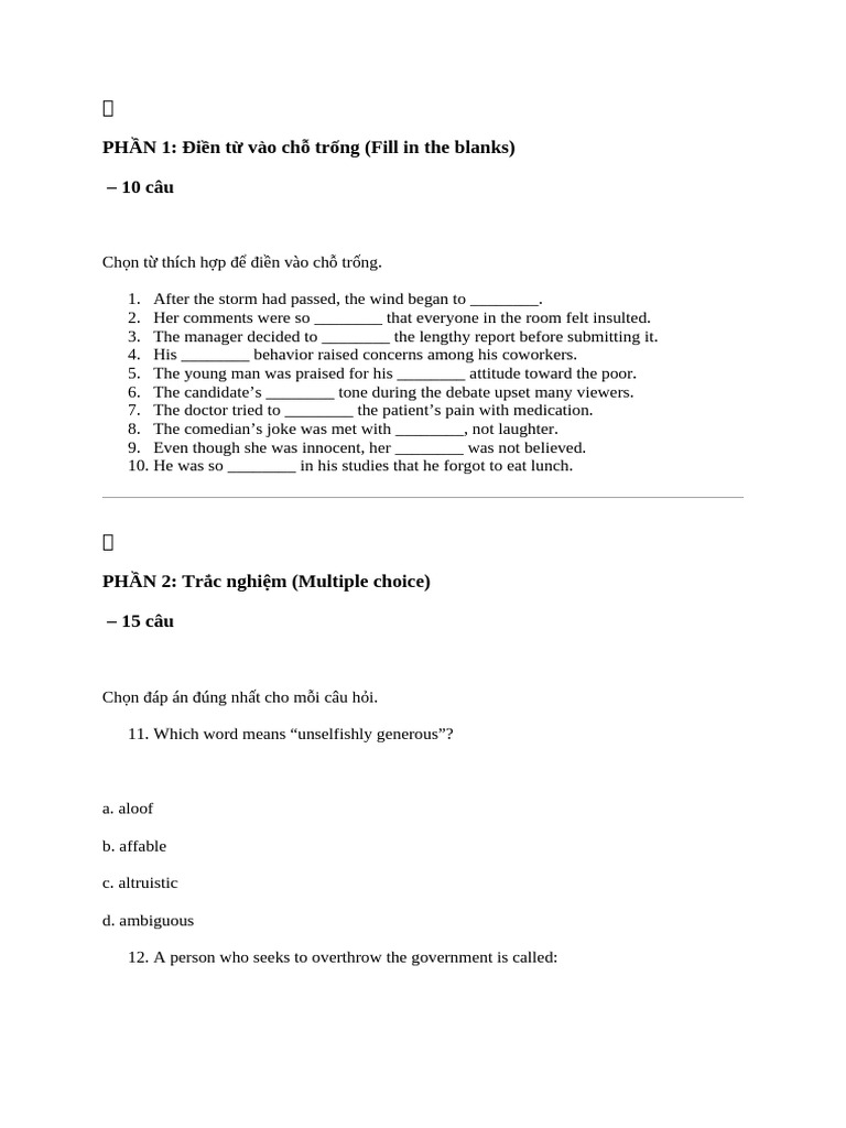 Understanding Aloof Attitudes | PDF