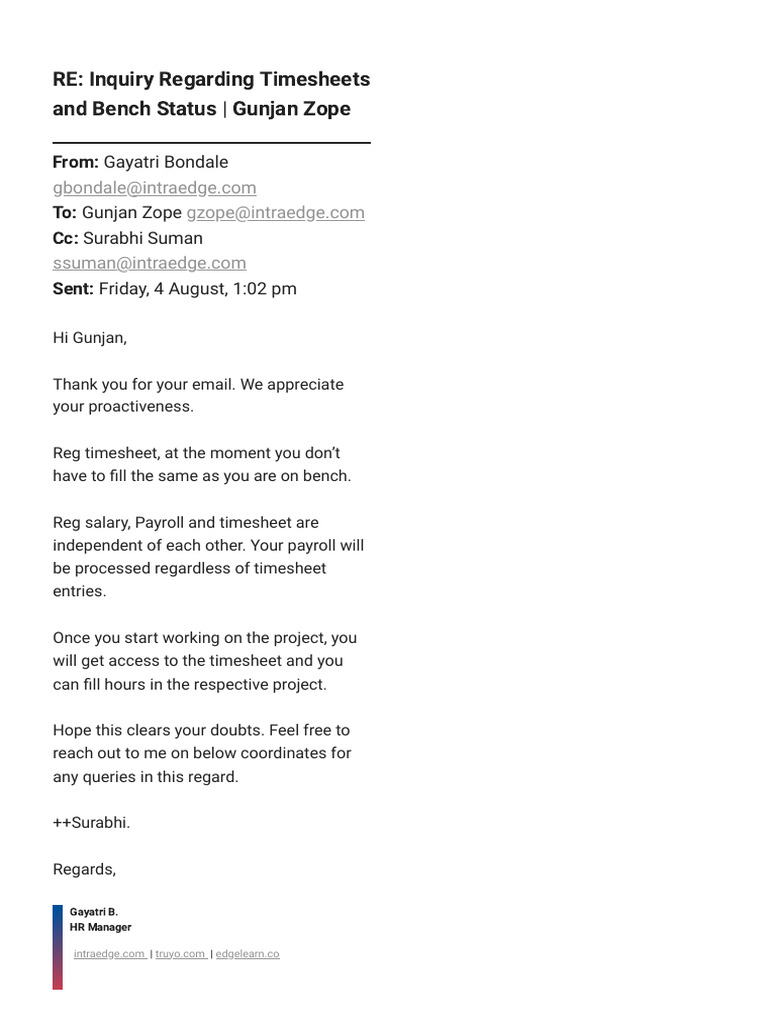 Outlook Document | PDF