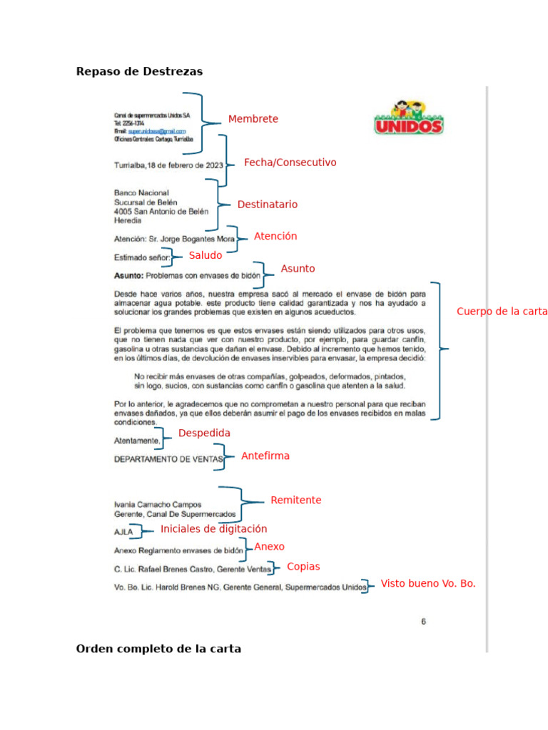 Repaso Destrezas | PDF