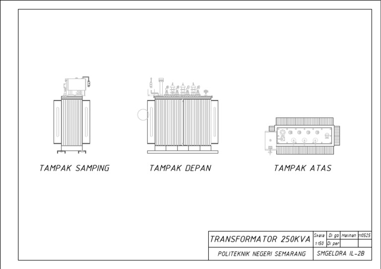 Trafo 250kva Model | PDF