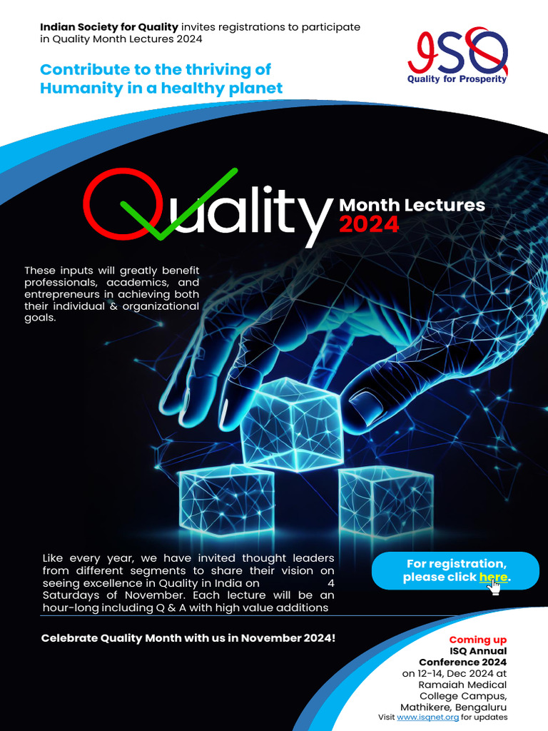 Quality Month Lectures 2024 in India | PDF | Business