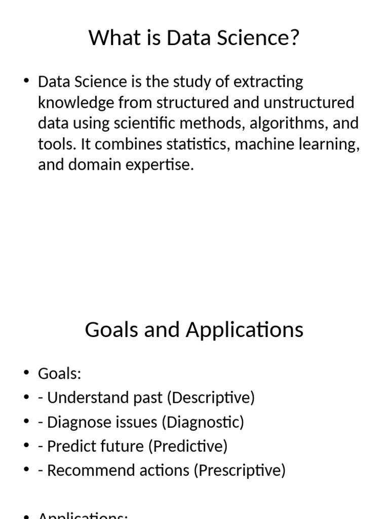 Data Science Unit1 Presentation | PDF