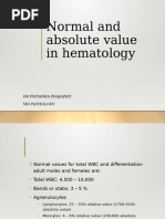 Normal CBC Ranges for Newborns | PDF | Medical Specialties | Hematology