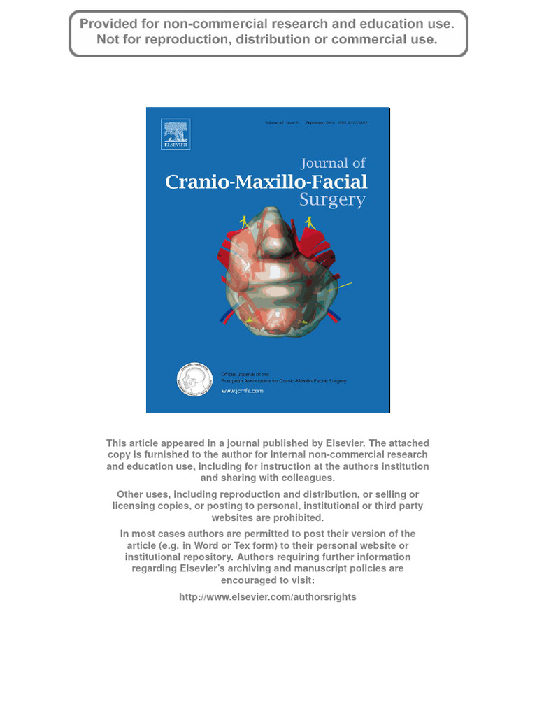 2014 A Shape Plate For Open Rigid Internal Fixation of Mandible Condyle ...