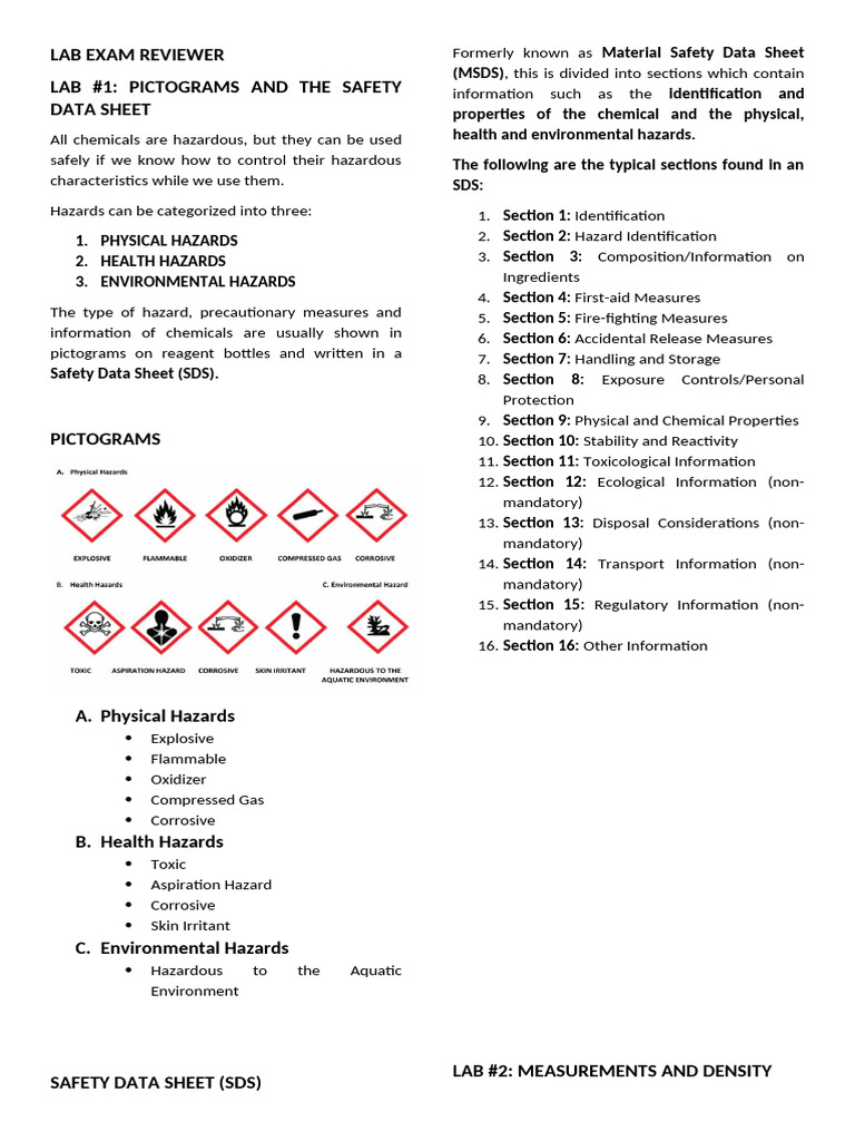 Anachem Lab Exam Reviewer | PDF | Mole (Unit) | Weighing Scale