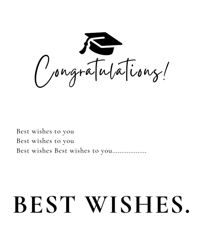 Congratulations | PDF