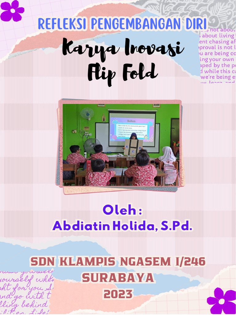 Refleksi Karya Inovasi Flip Fold | PDF