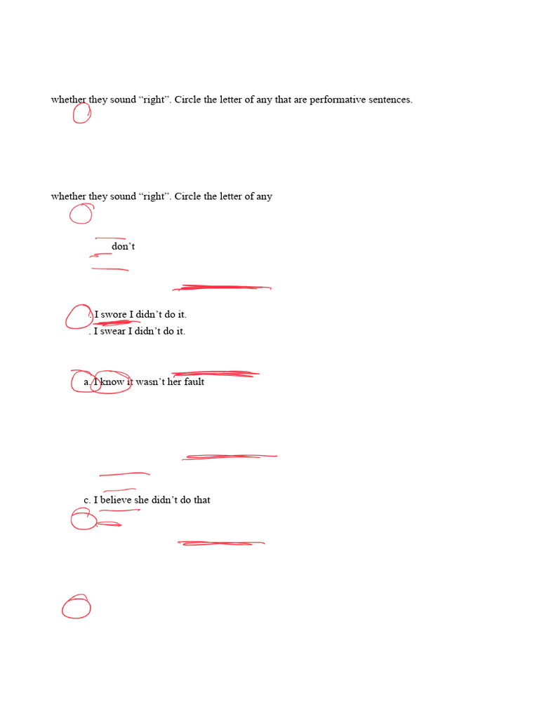Performative Sentences and Utterances Analysis | PDF