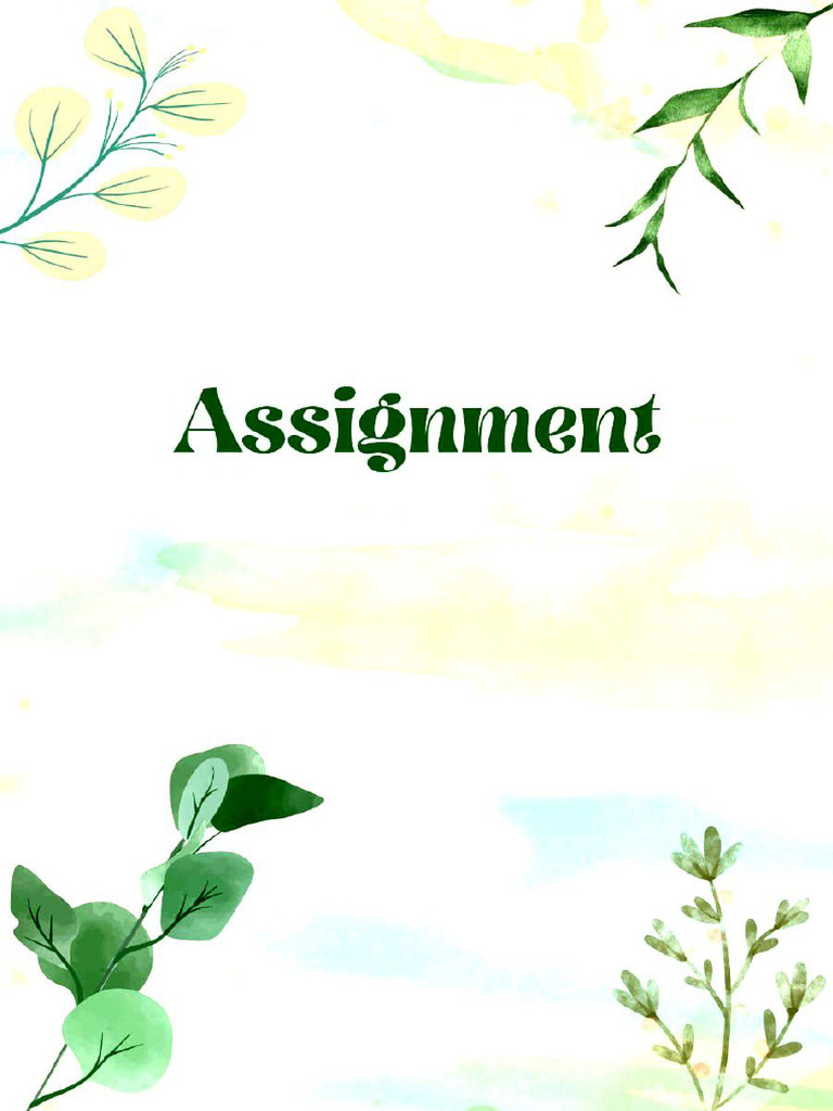 Physiology Assignment | PDF