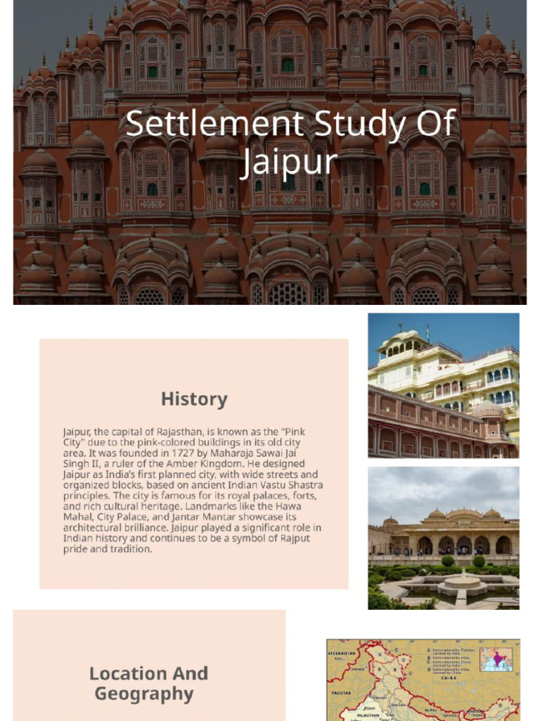 Settlement Study of Jaipur | PDF