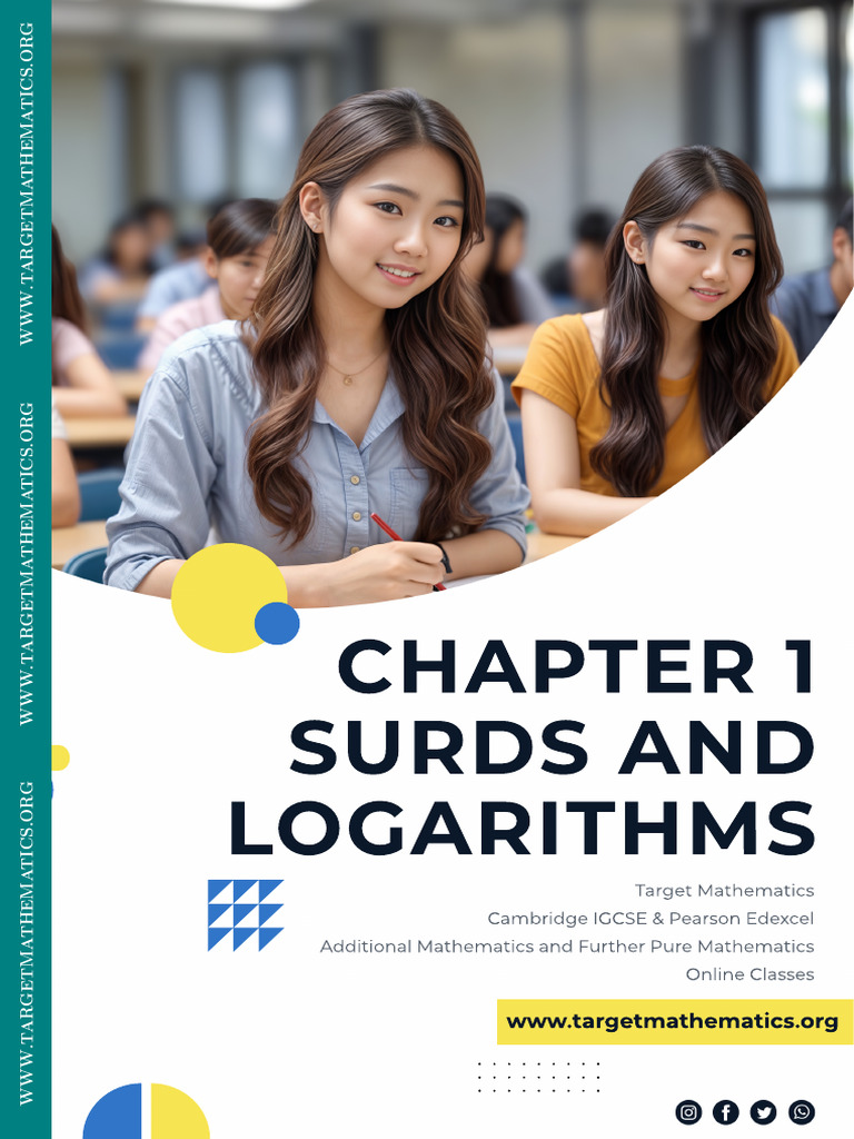 Indices and Surds Logarithms - 1 | PDF | Mathematics | Numbers