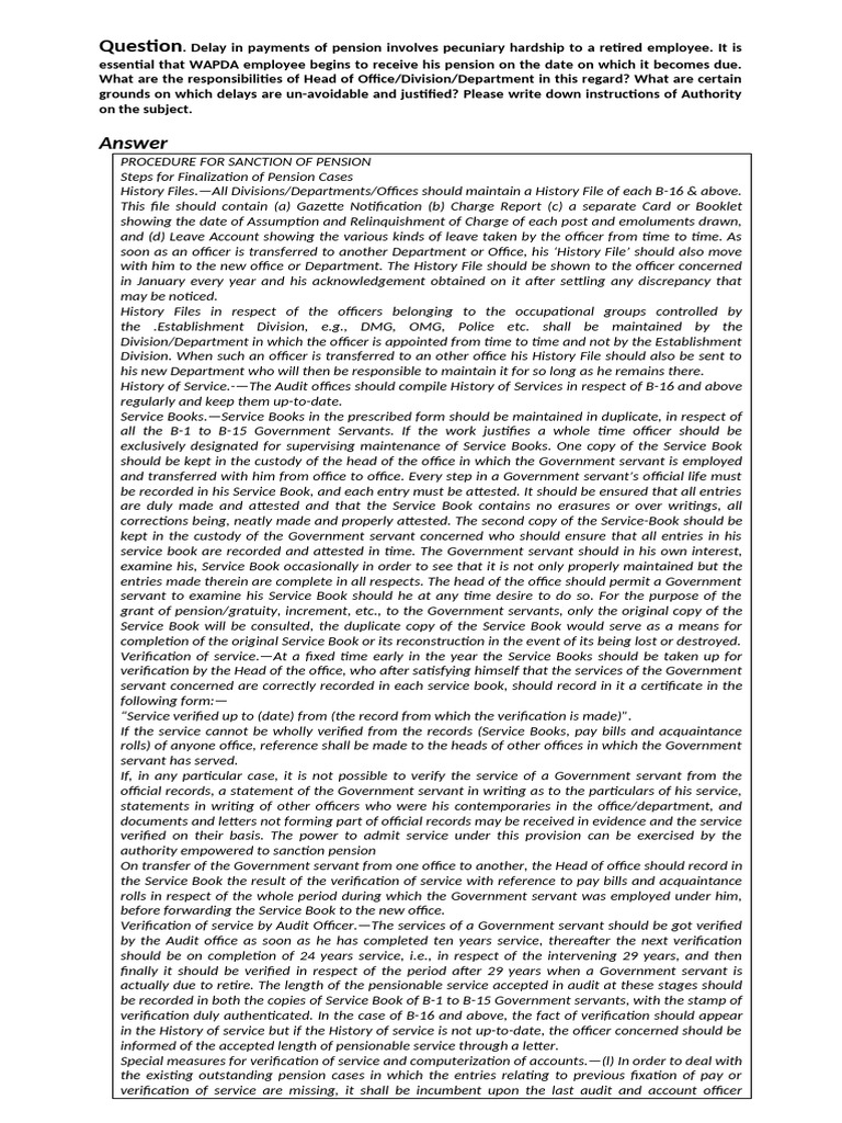 2011 To 2019 Rules Subjective With Answers | PDF | Interest | Audit