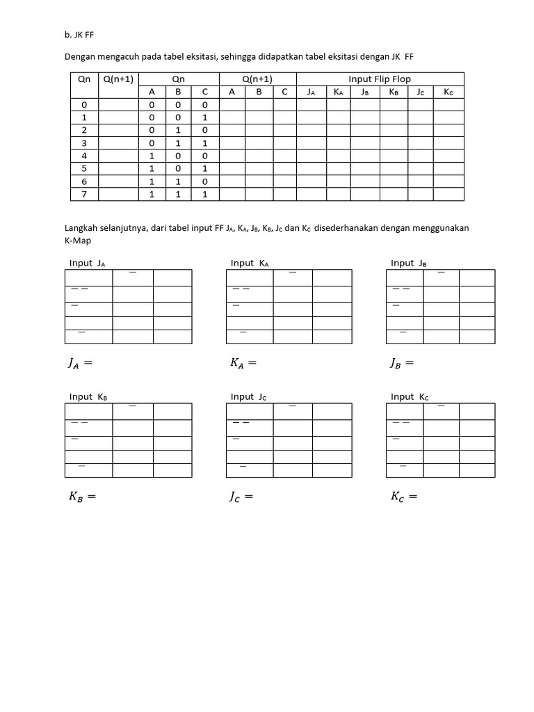 Template Soal 3FF Pencacah Sinkron | PDF