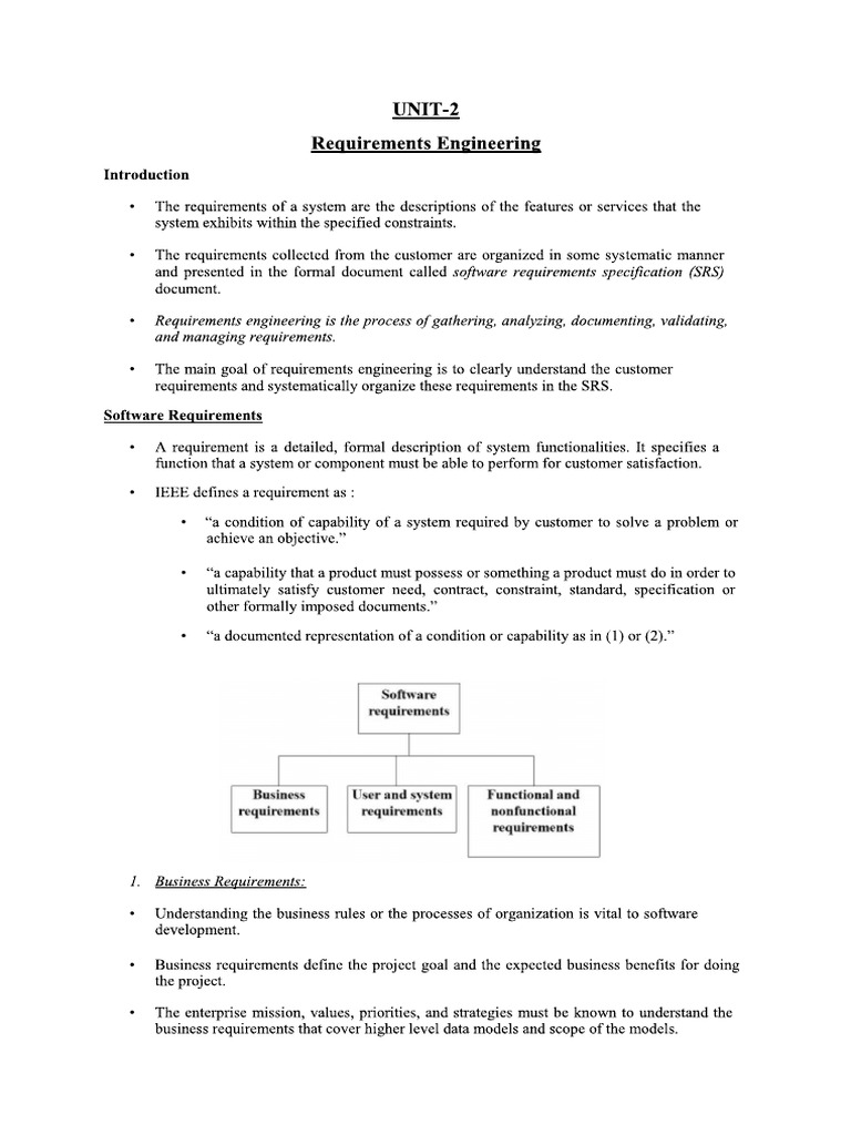Requirements Engineering | PDF