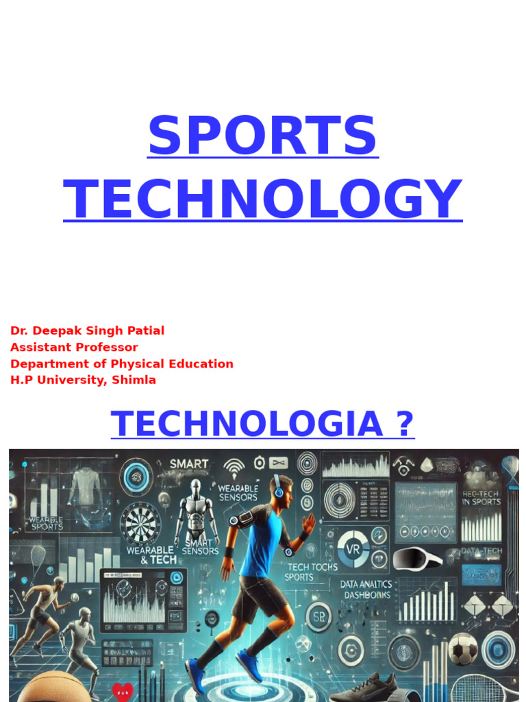 Sports Technology in Performance Enhancement | PDF | Wearable ...