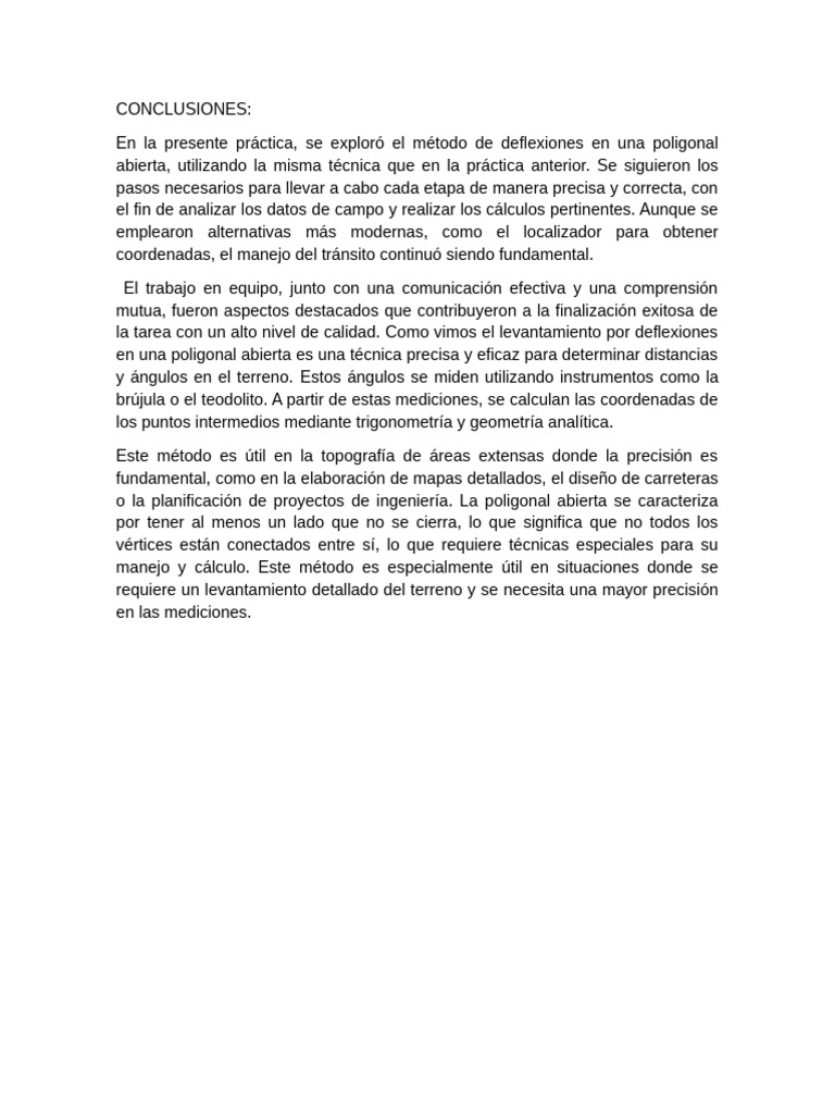 Conclusiones Practica 6 | PDF