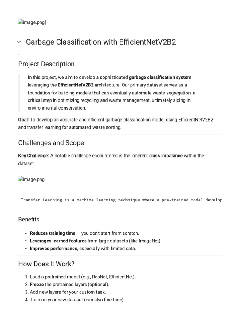 Garbage Classification Using Transfer Learning Code - Ipynb (2) .TXT - Colab | PDF | Machine ...