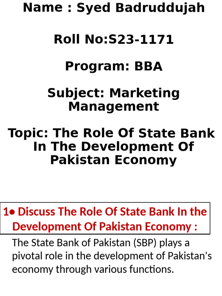 Money & Banking by Badar Rizvi | PDF | Central Banks | Monetary Policy