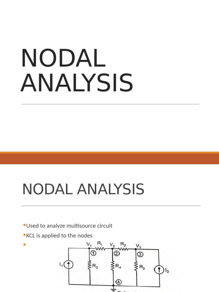 1.2 - Nodal Analysis | PDF
