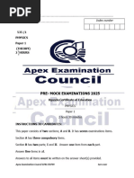 4561 Mathematics UNEB Sample Paper New Curriculum 2024 Plus Scoring ...