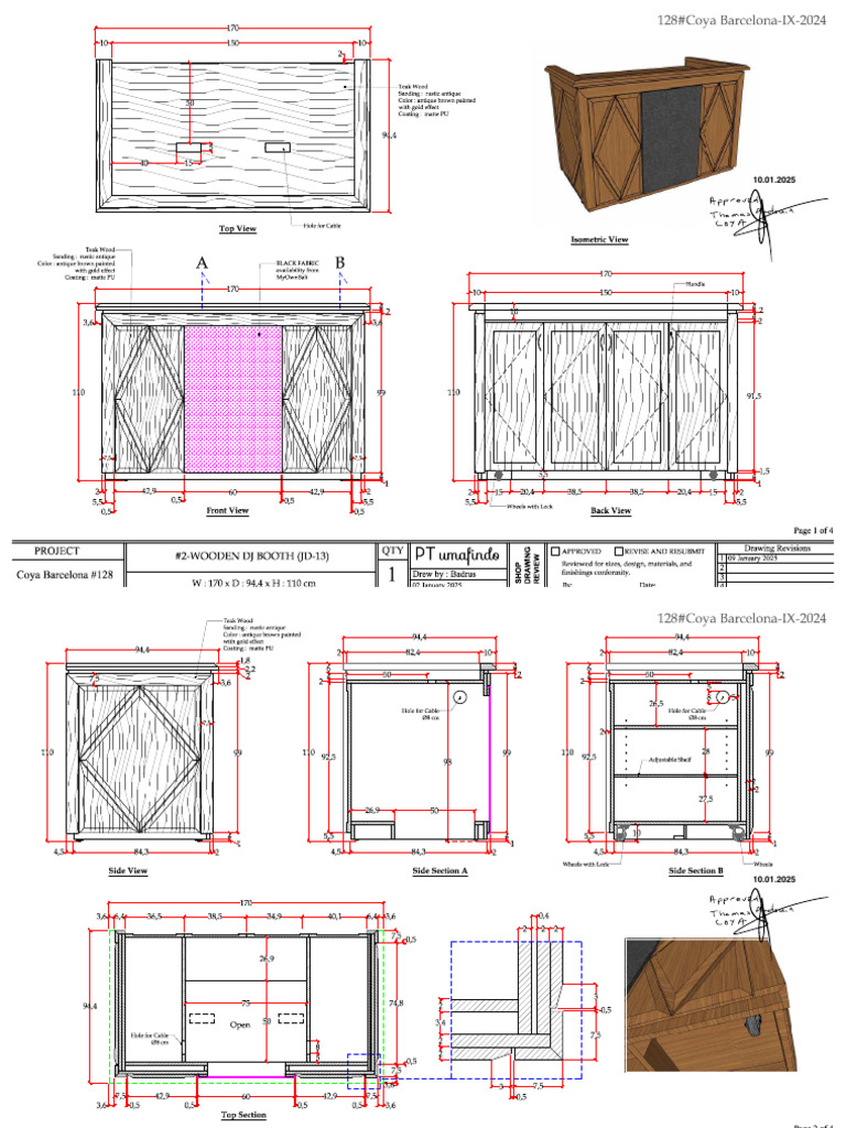 #2-Wooden DJ Booth (Jd-13) - 20250110 - Approved | PDF