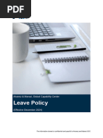 2025 Annual Leave Record Form | PDF