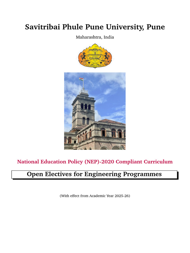 Open - Electives For Engieering | PDF | Linear Programming | Mathematical Optimization