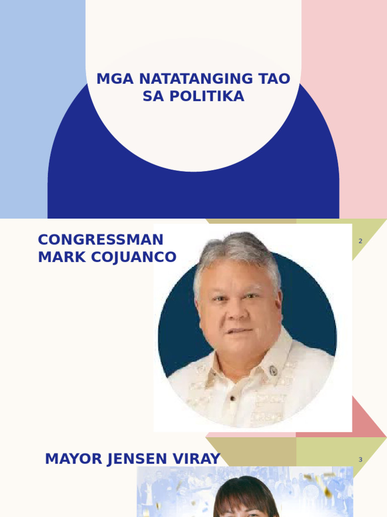 Mga Natatanging Tao Sa Politika | PDF | Psychology | Communication