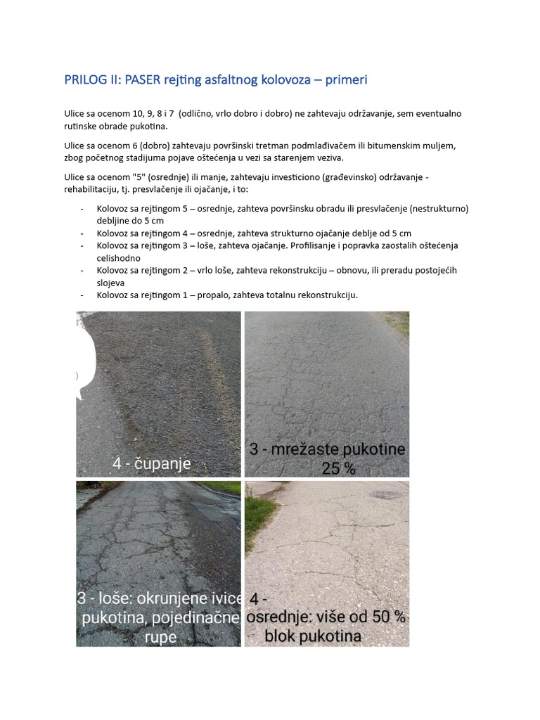 PASER Rejting - Primeri | PDF