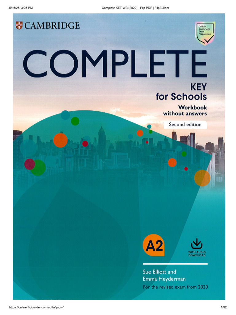 Complete KET WB (2020) - Flip PDF - FlipBuilder | PDF