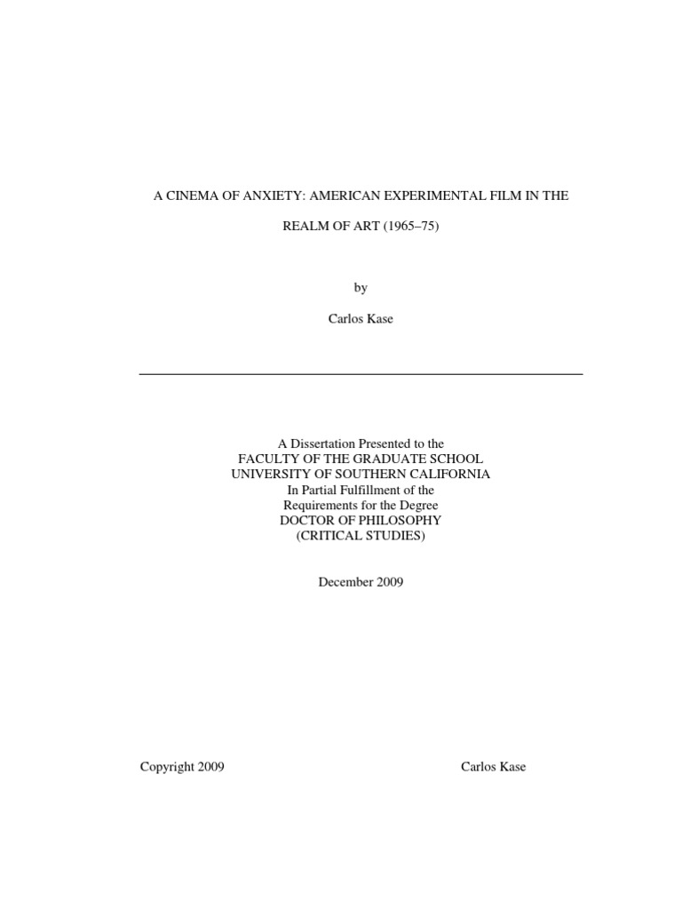 American Experimental Film | PDF | Aesthetics | Avant Garde