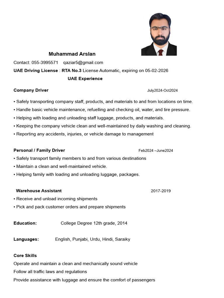 Resume Arslan | PDF