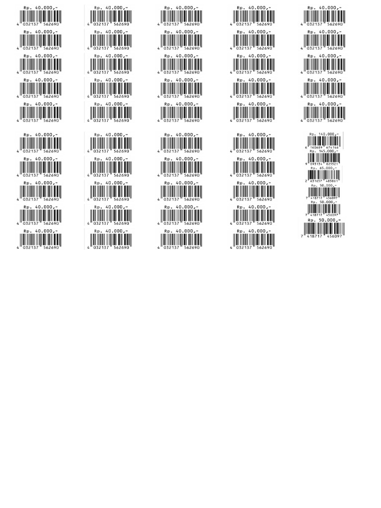 Contoh Label (AutoRecovered) | PDF