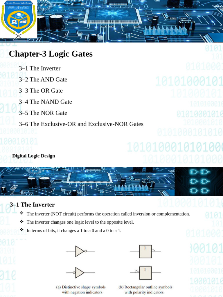 Digital Fundamental For Programming | PDF | Logic Gate | Boolean Algebra