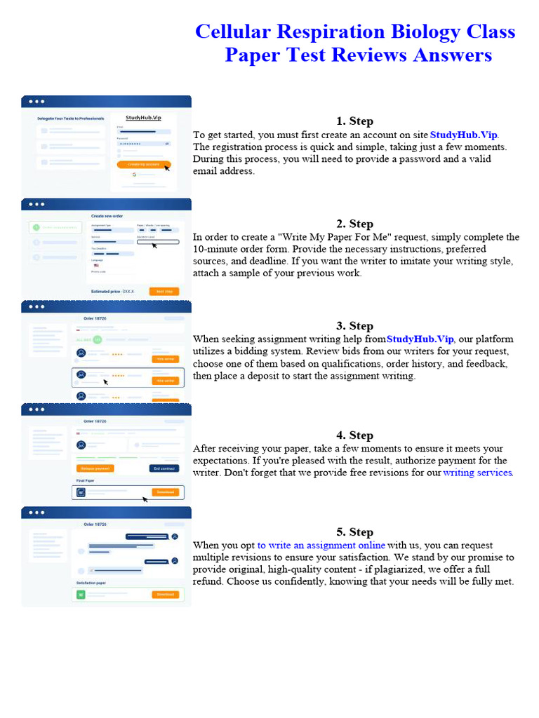 Cellular Respiration Biology Class Paper Test Reviews Answers | PDF ...