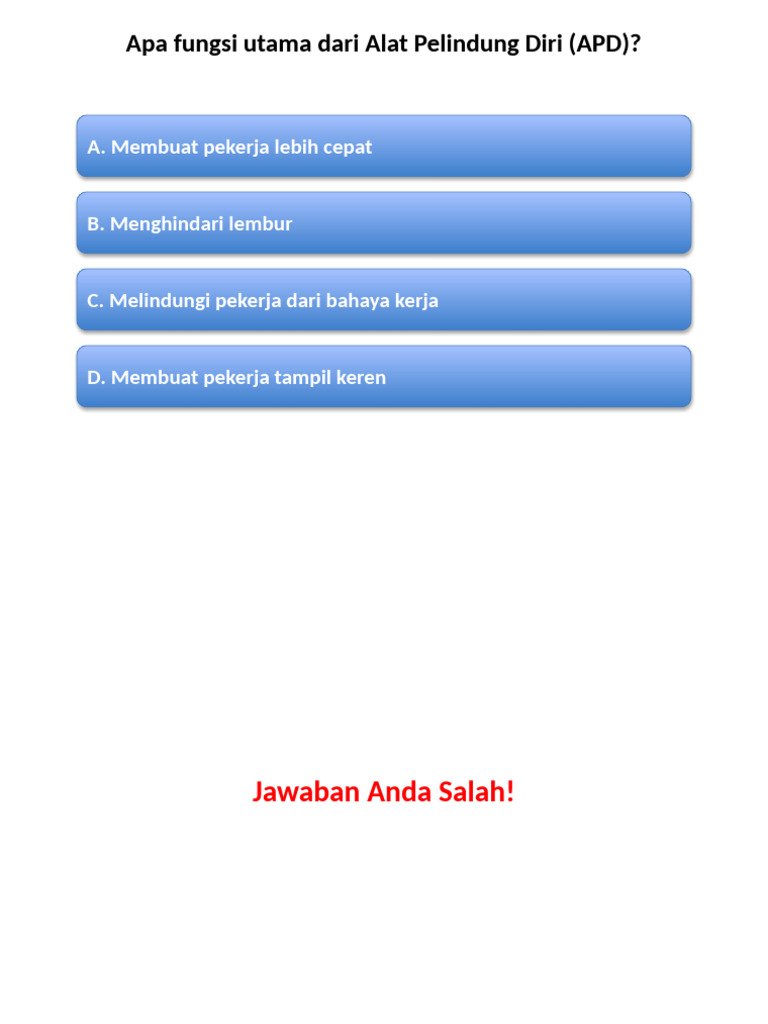 Kuis Interaktif APD | PDF