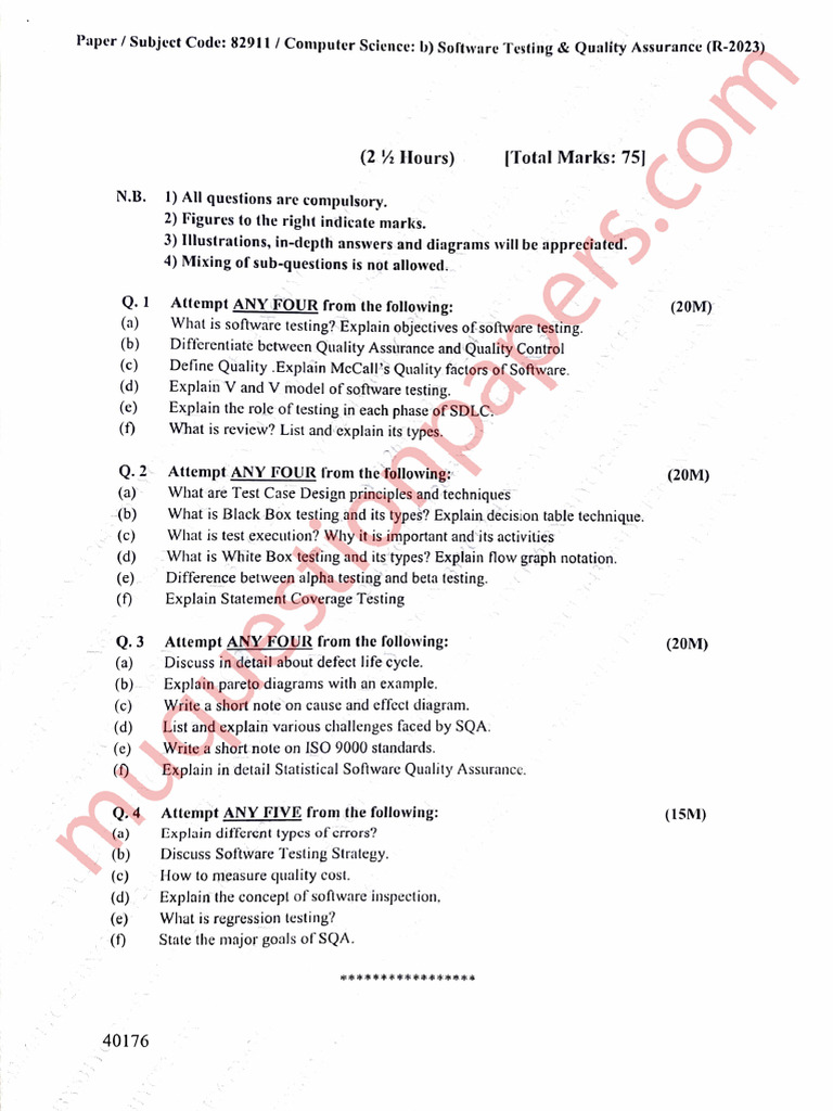 Science - BSC Computer Science - Semester 5 - 2024 - April - Elective 1 ...