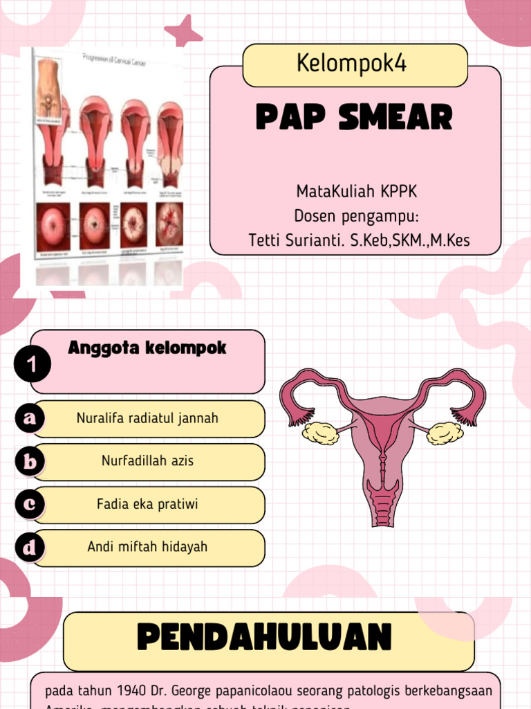 Klasifikasi dan Prosedur Pap Smear | PDF